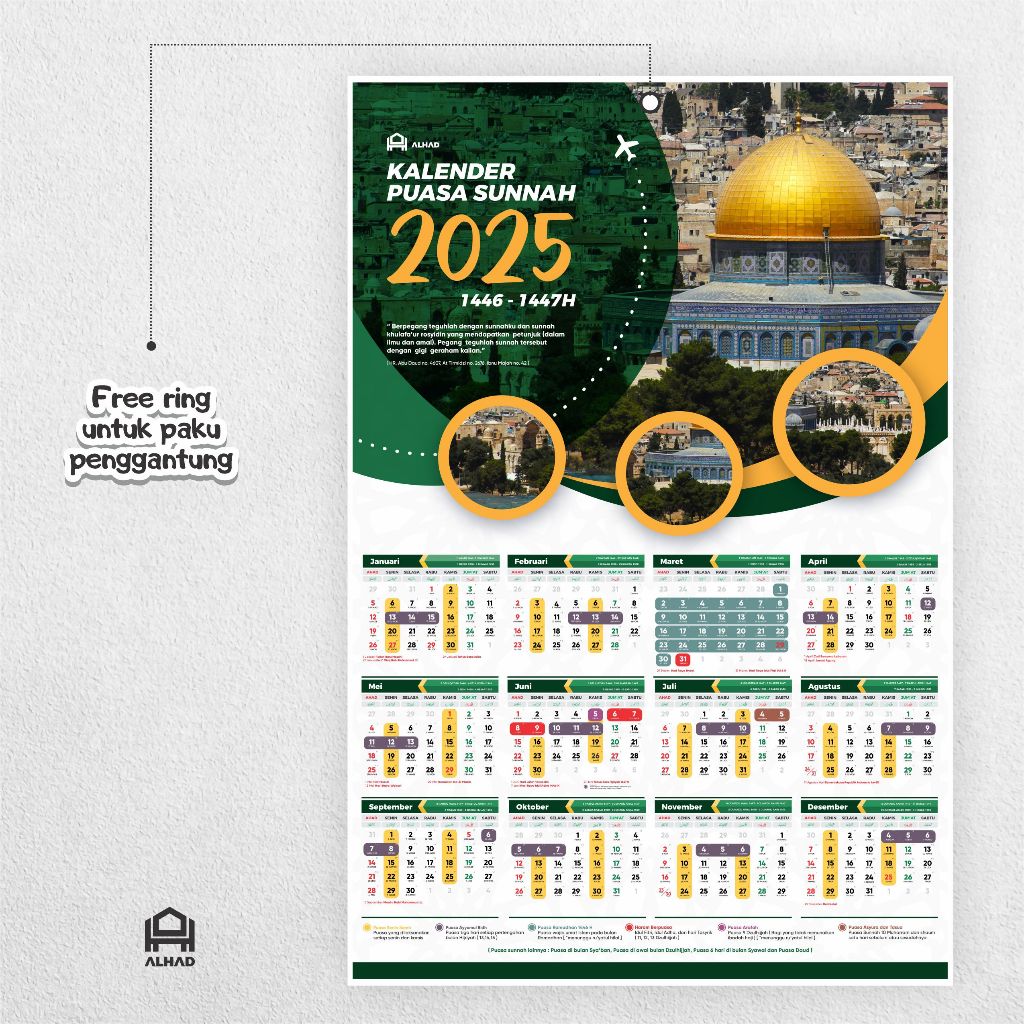 Jual Kalender Puasa 2025 I Komplit I Ukuran A3+ I A07 | Shopee Indonesia