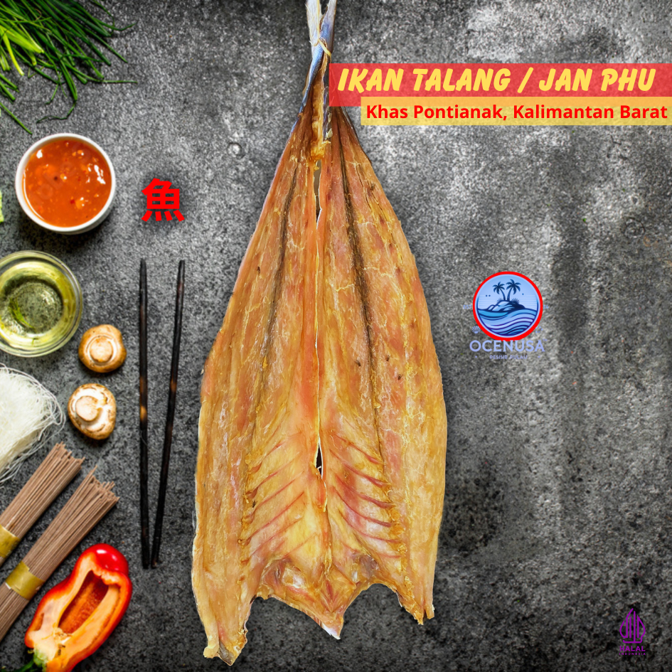 Jual Ikan Asin Talang Premium Khas Kalimantan - Jan Phu - Yan Pou - 1Kg ...