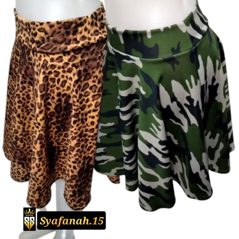 Jual Rok Senam Jumbo Multifungsi Bahan Scuba Premium Motif Panjang Rok ...