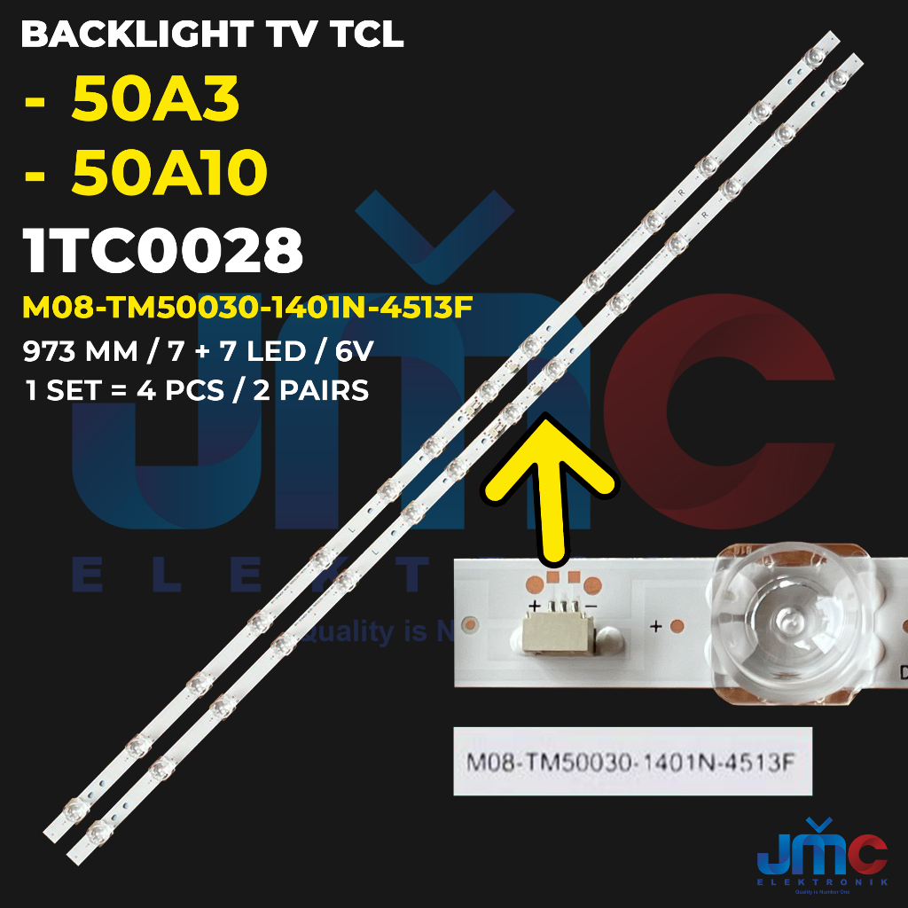 Jual Backlight TV TCL 50 Inch 50A3 50A10 M08-TM50030-1401N-4513F | Shopee Indonesia
