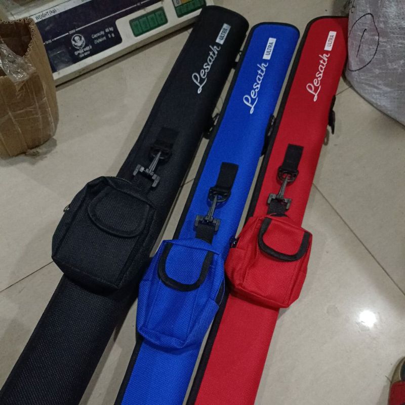 Jual tas joran pancing model pedang ada tas kecil tulisan lesath ultra ...