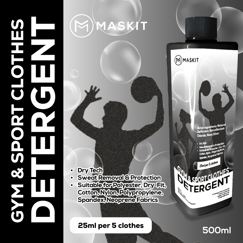 Jual Detergent Baju Gym & Olahraga Anti Bau Keringat - Menjaga Kualitas Baju - Detergent Gym ...