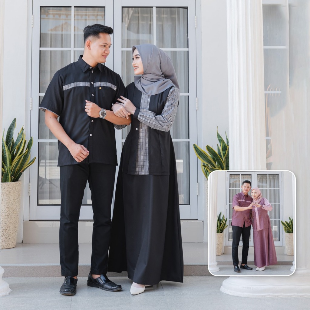 Jual Khadijah Store | Baju Lebaran 2025 Couple Keluarga Sarimbit | Neermala By Silmi Gamis ...