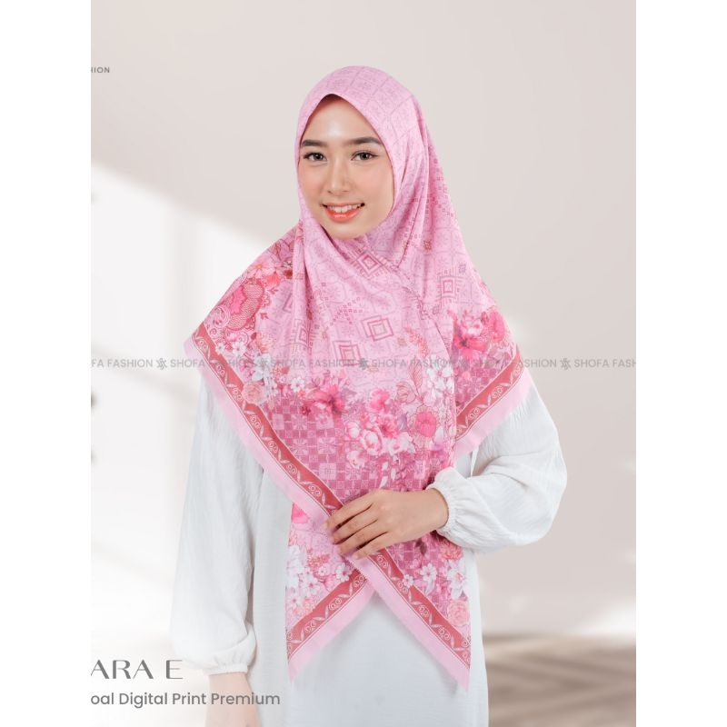 Jual Hijab Segi Empat Motif Bunga Jumbo Sar'i 130 x 130 | Shopee Indonesia