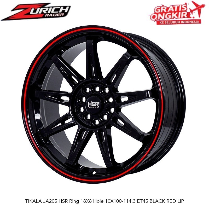 Jual Velg Mobil R18 Hsr Tikala Pelek Racing Ring 18 Yaris Cross Innova Zenix Veloz New Xpander ...