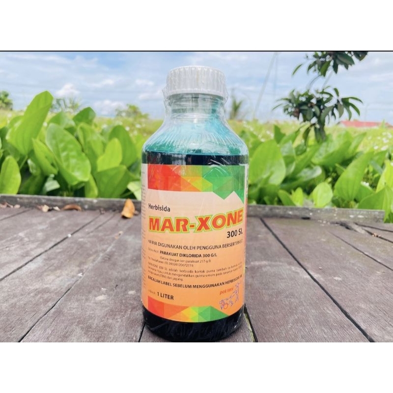 Jual herbisida Marxone 300sl 1 liter obat hijau obat pembasmi rumput ...