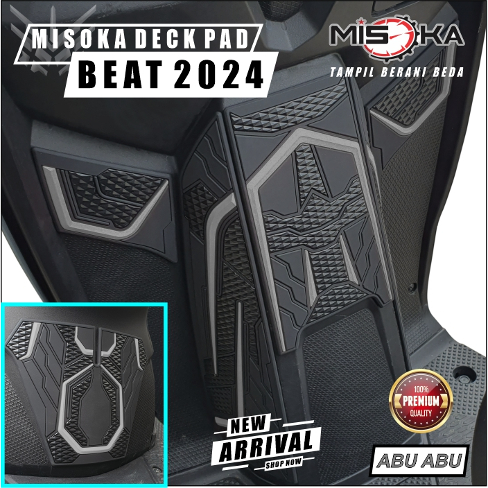 Jual Misoka Deck pad Cover Beat Deluxe 2024 Street 2024 keyless Aksesoris motor Honda Murah ...