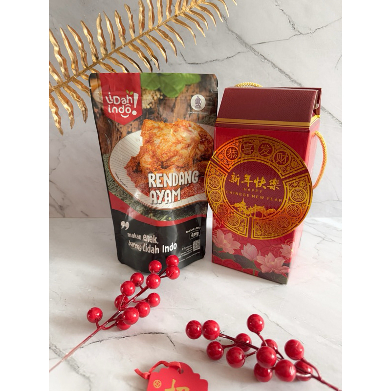 Jual Hampers Imlek isi Rendang Ayam 1 pack | Shopee Indonesia