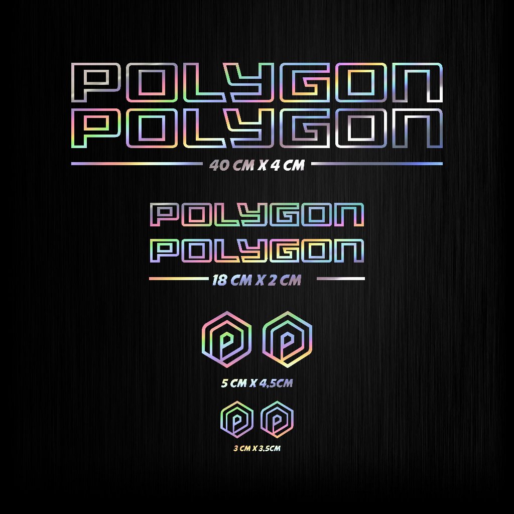 Jual Sticker Decal Frame Polygon , Stiker Outline cutting MTB, Roadbike ...