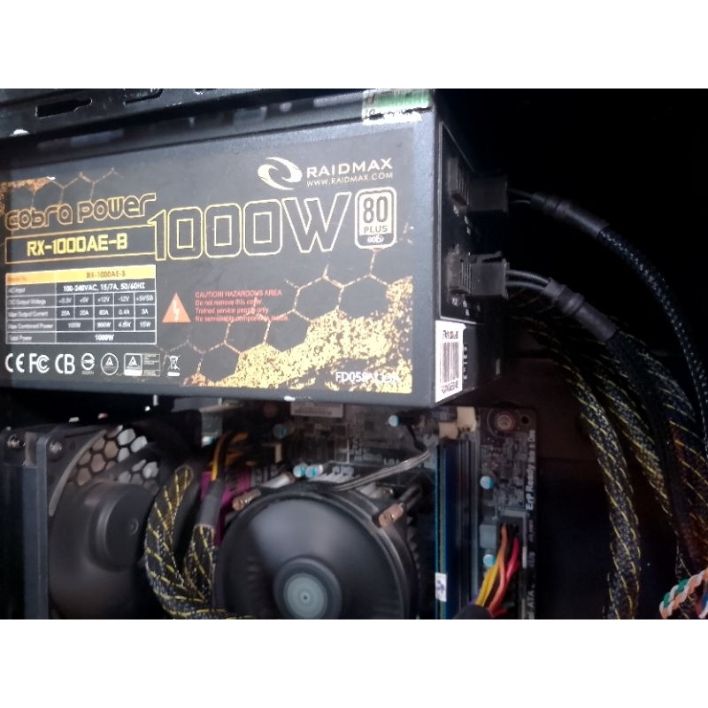 Jual PSU RX-1000AE-B Raidmax Cobra 1000 Watt 80+ Gold Semi Modular | Shopee Indonesia