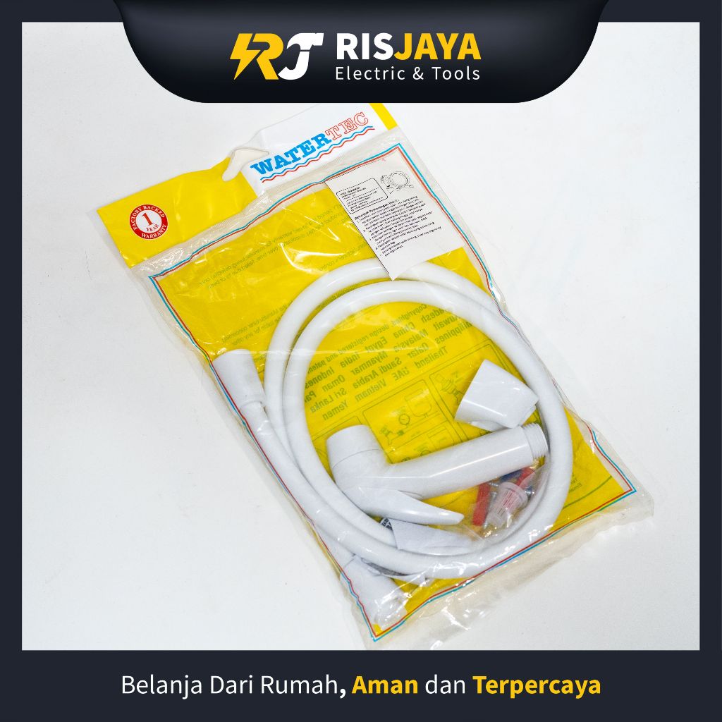 Jual Jet Shower Toilet Bidet PVC Putih Merk Watertec | Shopee Indonesia