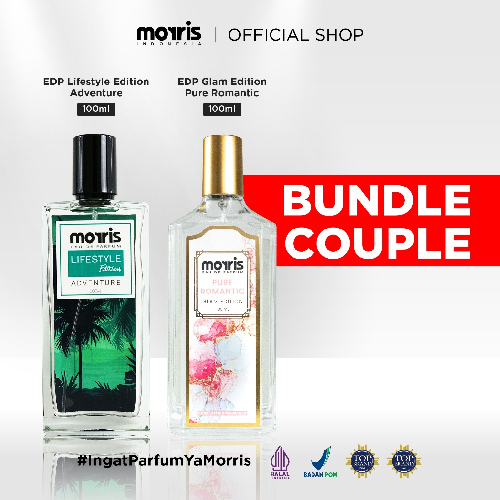 Jual [BUNDLE COUPLE] Morris Lifestyle Edition 110ml X Morris EDP Glam ...