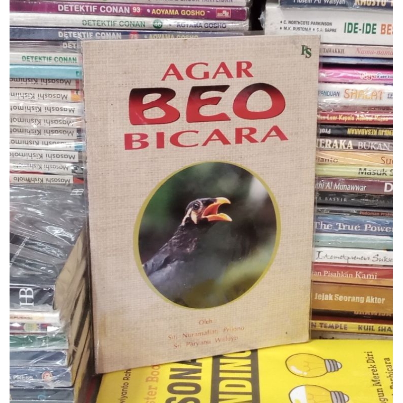 Jual Buku Agar Beo Bicara - Siti Nurmala Prijono | Original Preloved ...