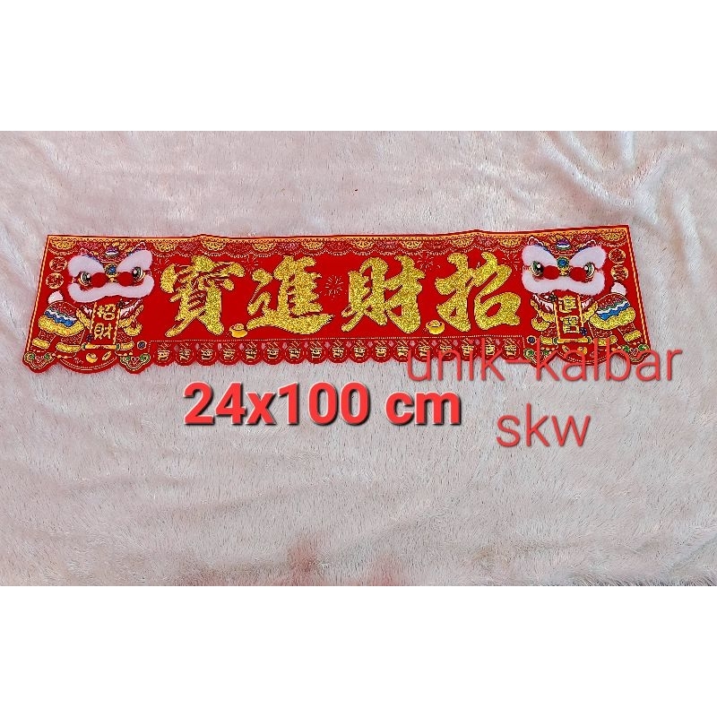 Jual BANNER IMLEK SINCIA BAHAN BELUDRU BANNER IMLEK MURAH HOKY HIASAN ...