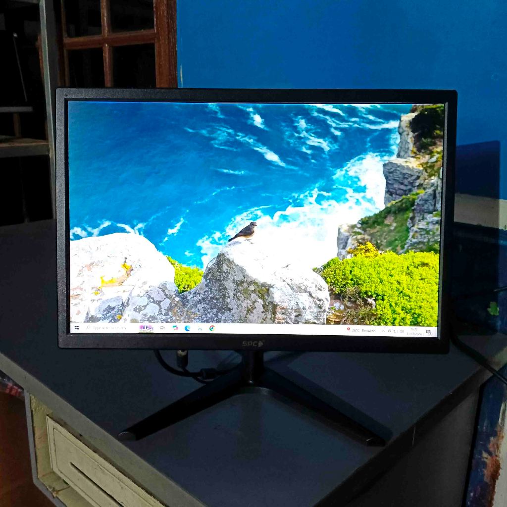 Jual Monitor Led Merk Spc Ukuran Layar 19 Inch Wide Kondisi Normal HDMI ...