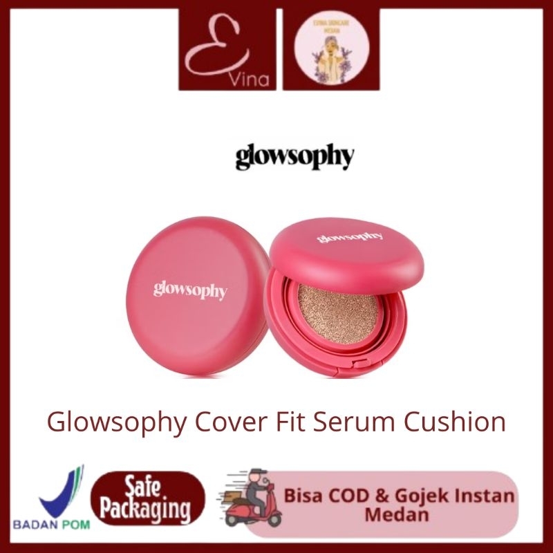 Jual Evina Skincare Medan - Glowsophy Cover Fit Serum Cushion | Ready ...