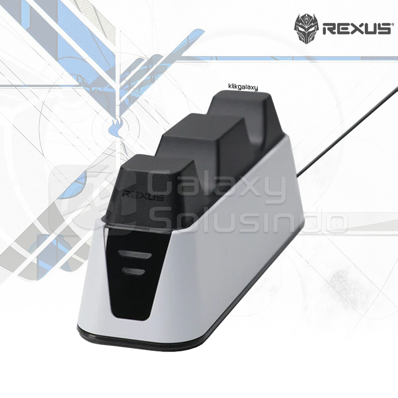 Jual Rexus GCD-01 Dual Charging Dock Joystick For PS5 DualSense ...