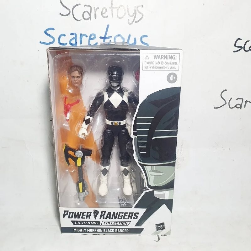 Jual Lightning Collection Power Rangers Mighty morphin black ranger ...