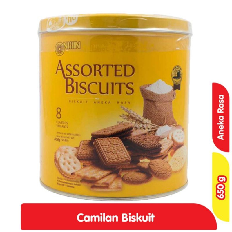 Jual Nissin Assorted Biscuit Kaleng 650 gr | Shopee Indonesia