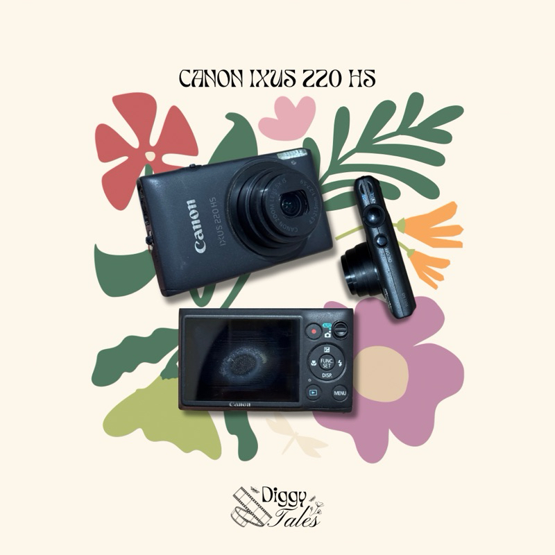 Jual Digicam Canon Ixus 220 HS Camera Pocket Digital | Shopee Indonesia