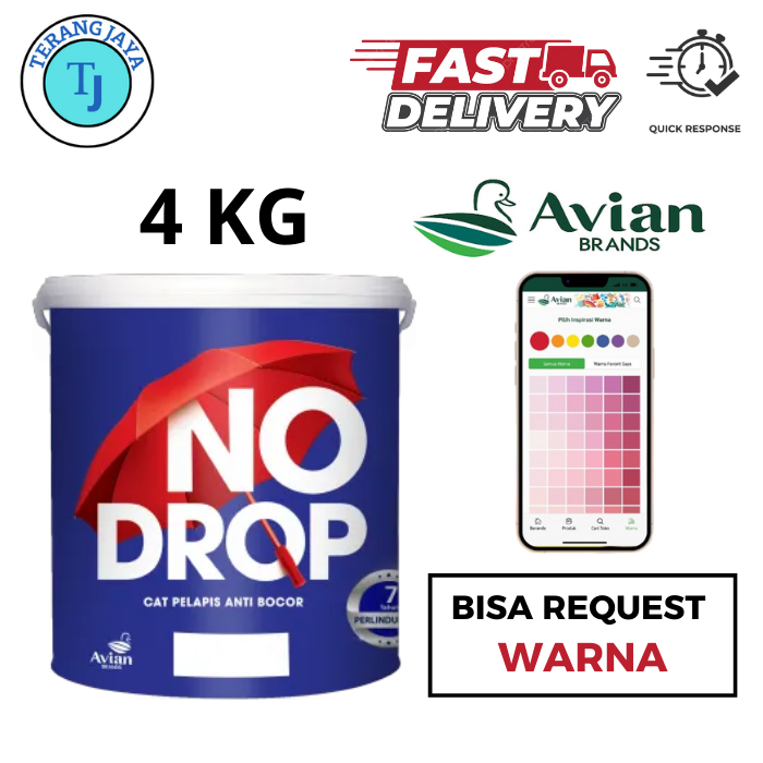 Jual NO DROP 4 KG - Cat Pelapis Anti Bocor | Shopee Indonesia