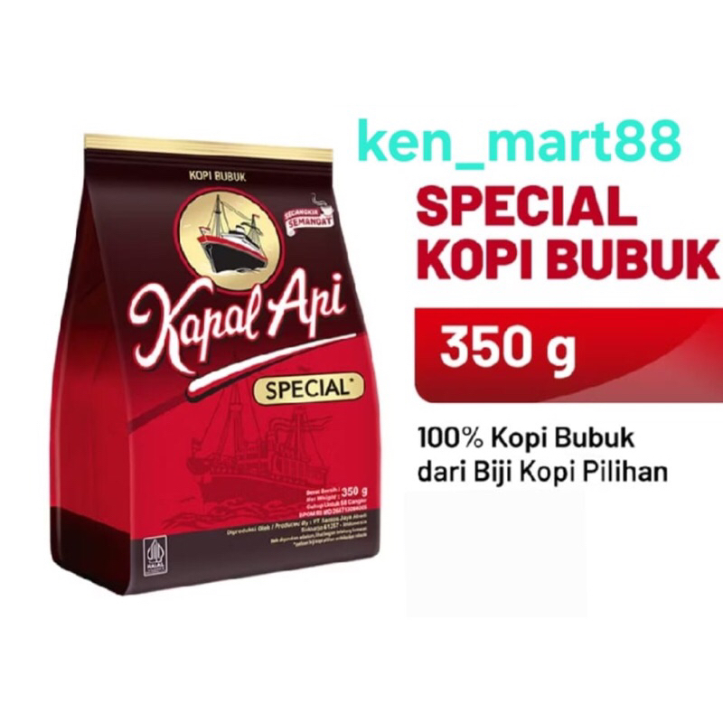 Jual KAPAL API Bubuk Special Merah 350 gr | Shopee Indonesia