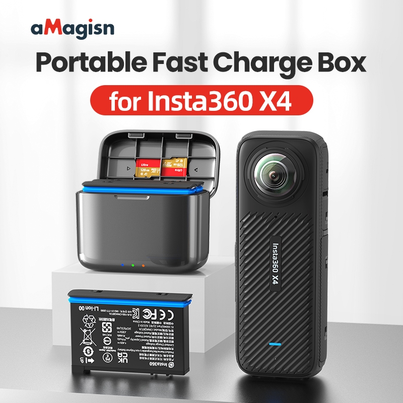 Jual Magisn Charger Box Baterai Insta360 One X4 Fast Charging 2 Slot ...