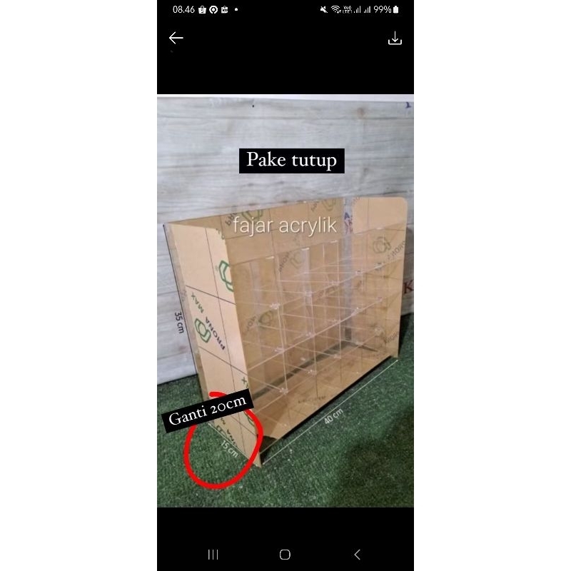 Jual Tempat pulpen 40x20x35cm (24 ruang) | Shopee Indonesia