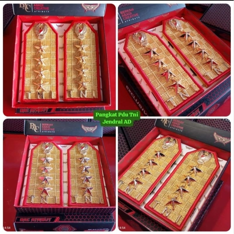Jual PANGKAT PDU TNI AD PANGKAT JENDRAL PDU PERLENGKAPAN TNI | Shopee ...