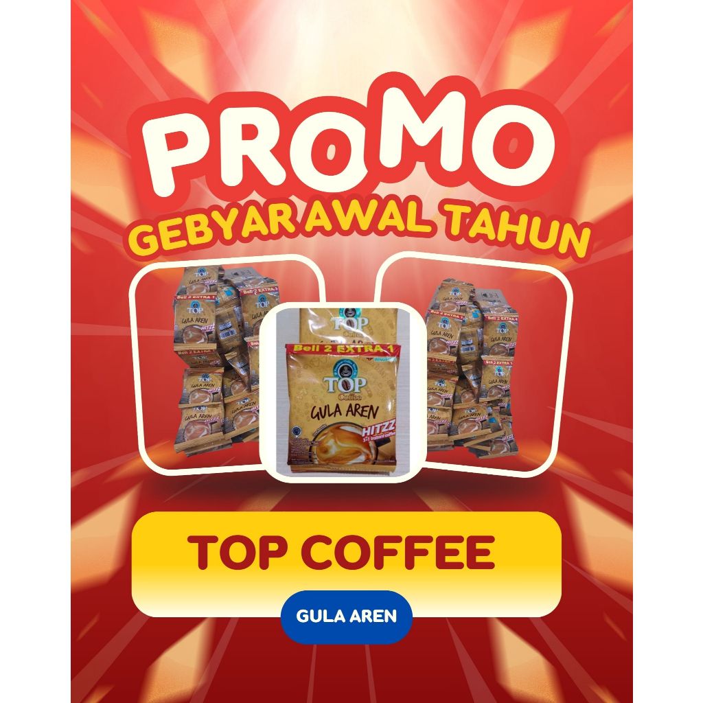 Jual KOPI TOP GULA AREN isi 15PCS | Shopee Indonesia