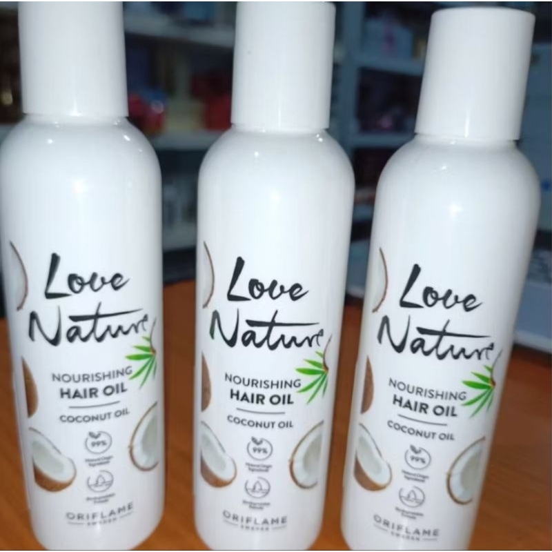 Jual HAIR OIL LOVE NATURE COCONUT OIL 100 ML ( 41568 ) | Shopee Indonesia