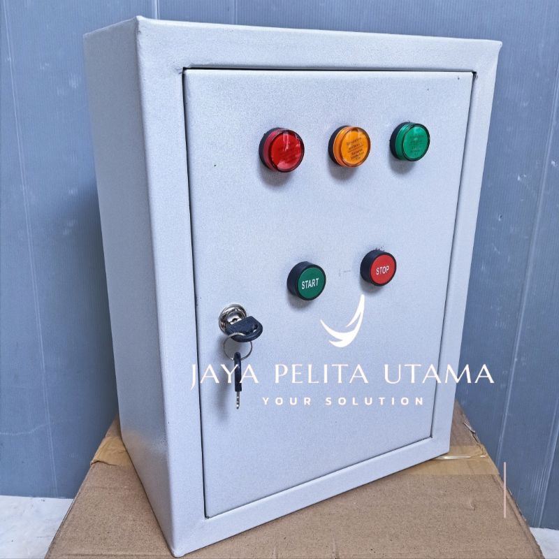 Jual Box panel RST+PUSH BUTTON 40x30x18 indoor plat besi 1mm | Shopee ...