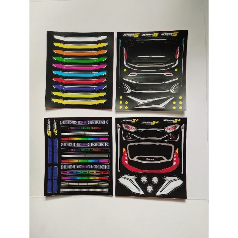 Jual Stiker bus stiker lampu miniatur bus jb3 dan jb5 | Shopee Indonesia