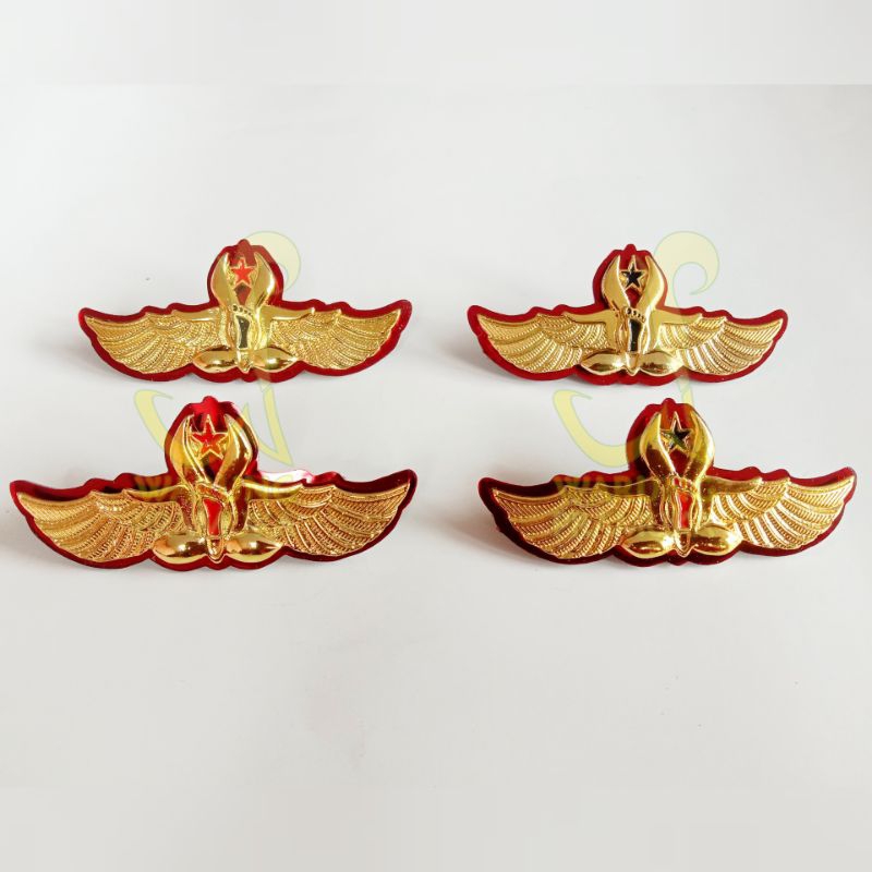 Jual Pin wing brivet brevet tapak merah hitam bintang pengembara paku ...