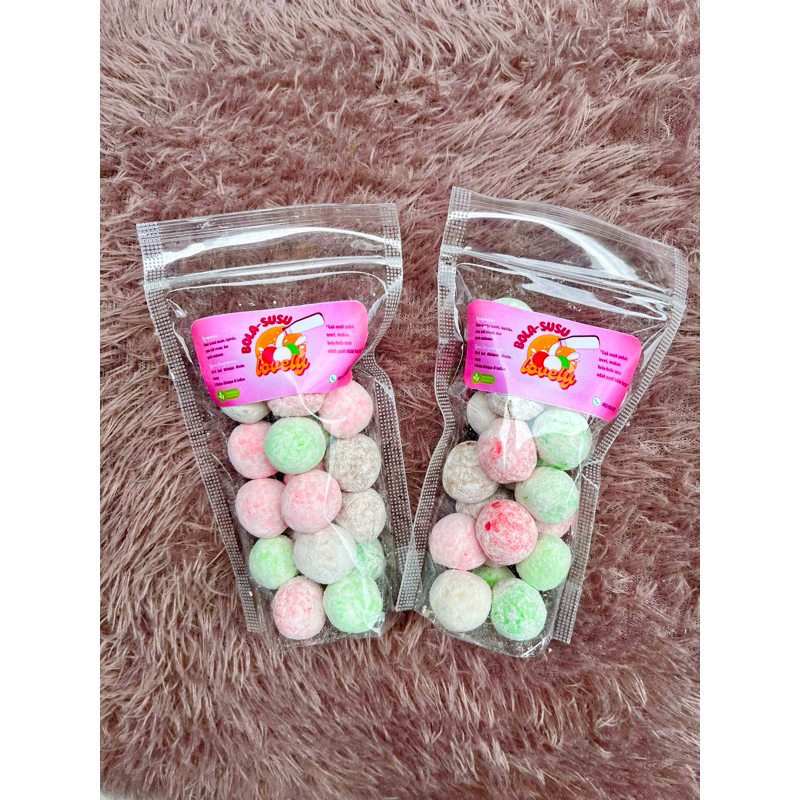 Jual Bola Susu/Bolsu Bandung/Bolsu/Jajanan Sehat/Snack/Berat: 100gr ...