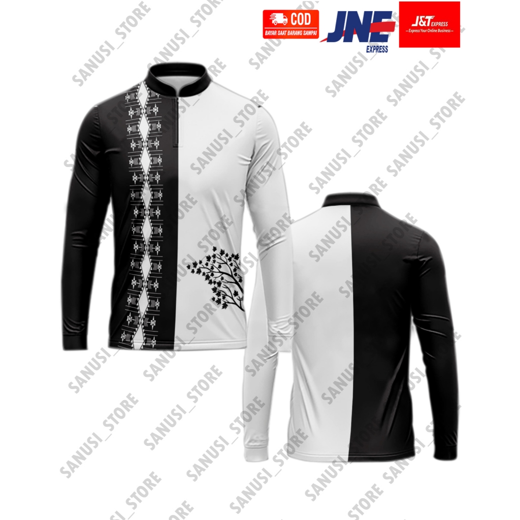 Jual Baju Muslim Koko Full Printing Sublim - Banyak Varian Kerah dan ...