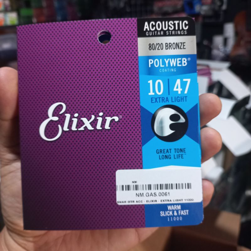 Jual SENAR GITAR ELIXIR POLYWEB SENAR GITAR AKUSTIK ELIXIR ORIGINAL ACOUSTIC ELIXIR | Shopee ...