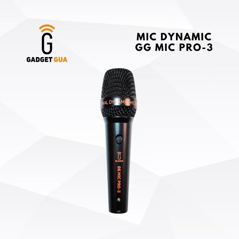Jual MIC DYNAMIC GG MIC PRO-3 FOR LIVE STREAMING KARAOKE | Shopee Indonesia