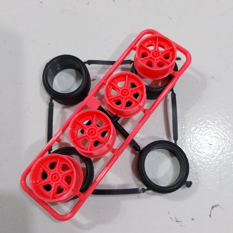Jual TAMIYA WHEEL SET TEAR DROP ORIGINAL / BAN LARGE TAMIYA / BAN ...