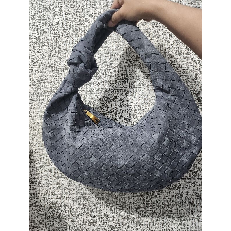 Jual Jc Shoulder Bag Anyam Jody Besar Pu Leather Suede #Y1886 | Shopee ...