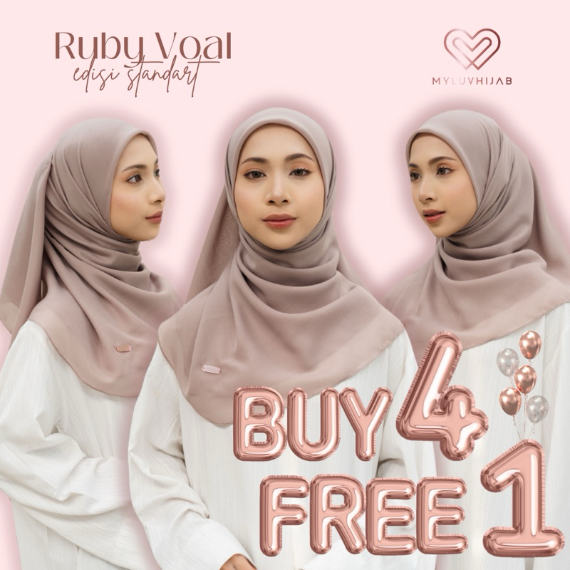 Jual Ruby Voal Malaysia | hijab malaysia | hijab malay | voal malaysia | Shopee Indonesia