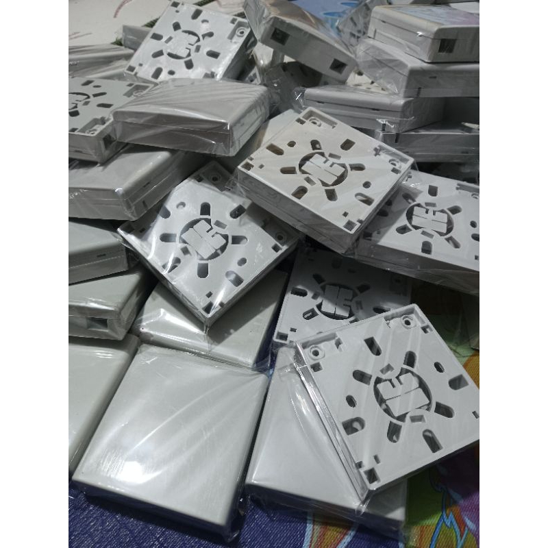 Jual Roset 2 core Box Polos Tanpa Acc | Shopee Indonesia