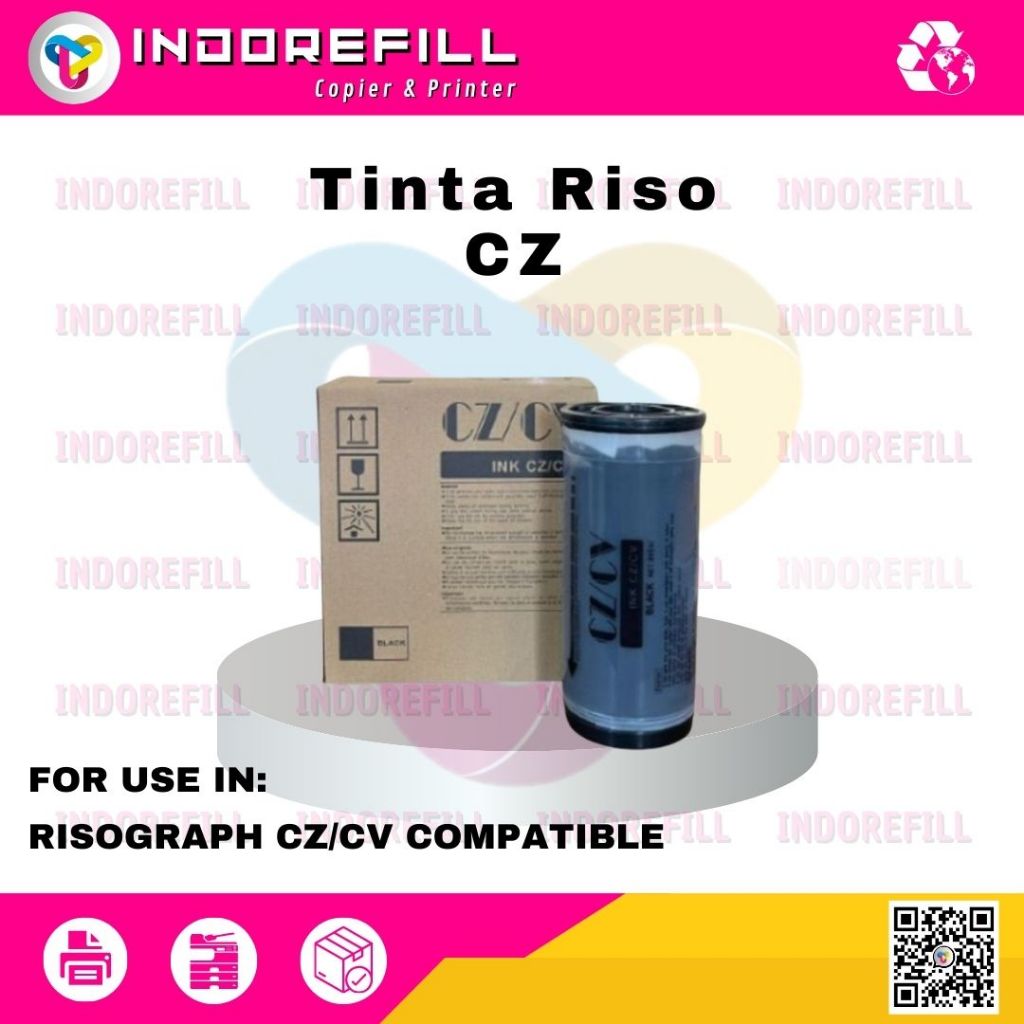 Jual TINTA MESIN RISO TYPE CZ/CV COMPATIBLE | Shopee Indonesia
