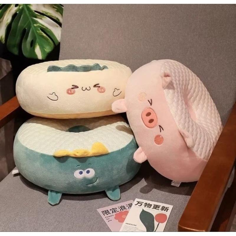 Jual Bantal Donat Bantal Wasir Alas Duduk Donat Karakter Kesehatan ...