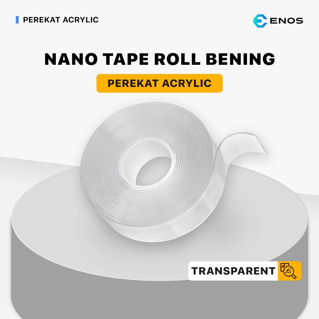 Jual NANO TAPE ROLL BENING 30MM X 1 M / DOUBLE TAPE BENING | Shopee ...