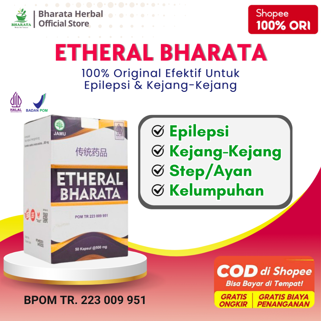 Jual Obat Epilepsi Kejang-Kejang Paling Ampuh ETHERAL BHARATA Original - Obat Herbal Stroke ...