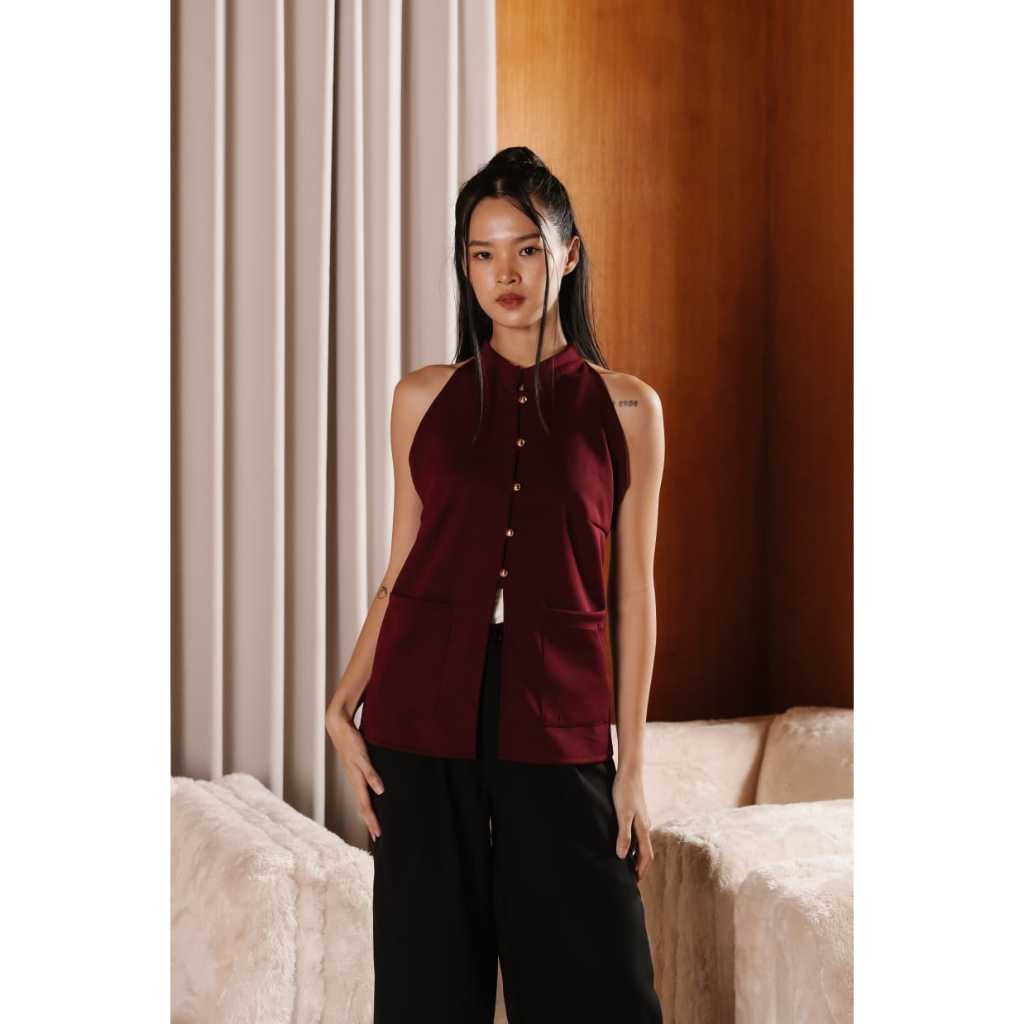 Jual ALOHA Seasonal CNY - Lily Qipao Top 2675 - Atasan Cheongsam Imlek ...