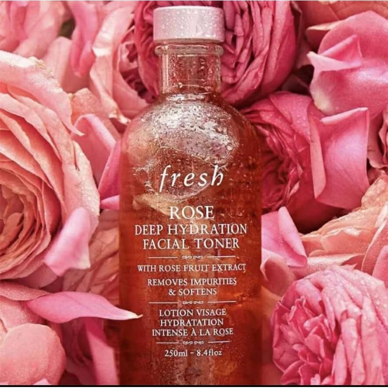Jual Fresh Rose & Hyaluronic Acid Deep Hydration Toner Jumbo 100ML ...