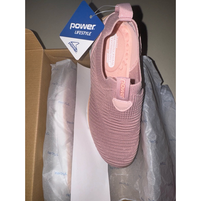 Jual sepatu power pink slip on limited stock limited edition | Shopee ...