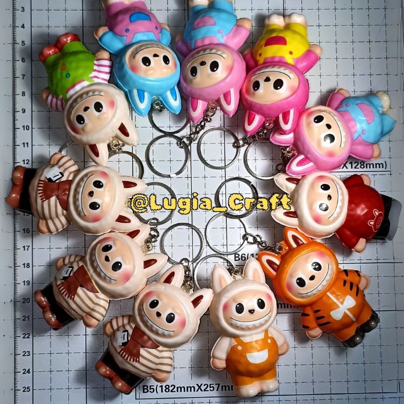 Jual Labubu / Squishy Labubu Murah (RANDOM) Gantungan Kunci Labubu ...